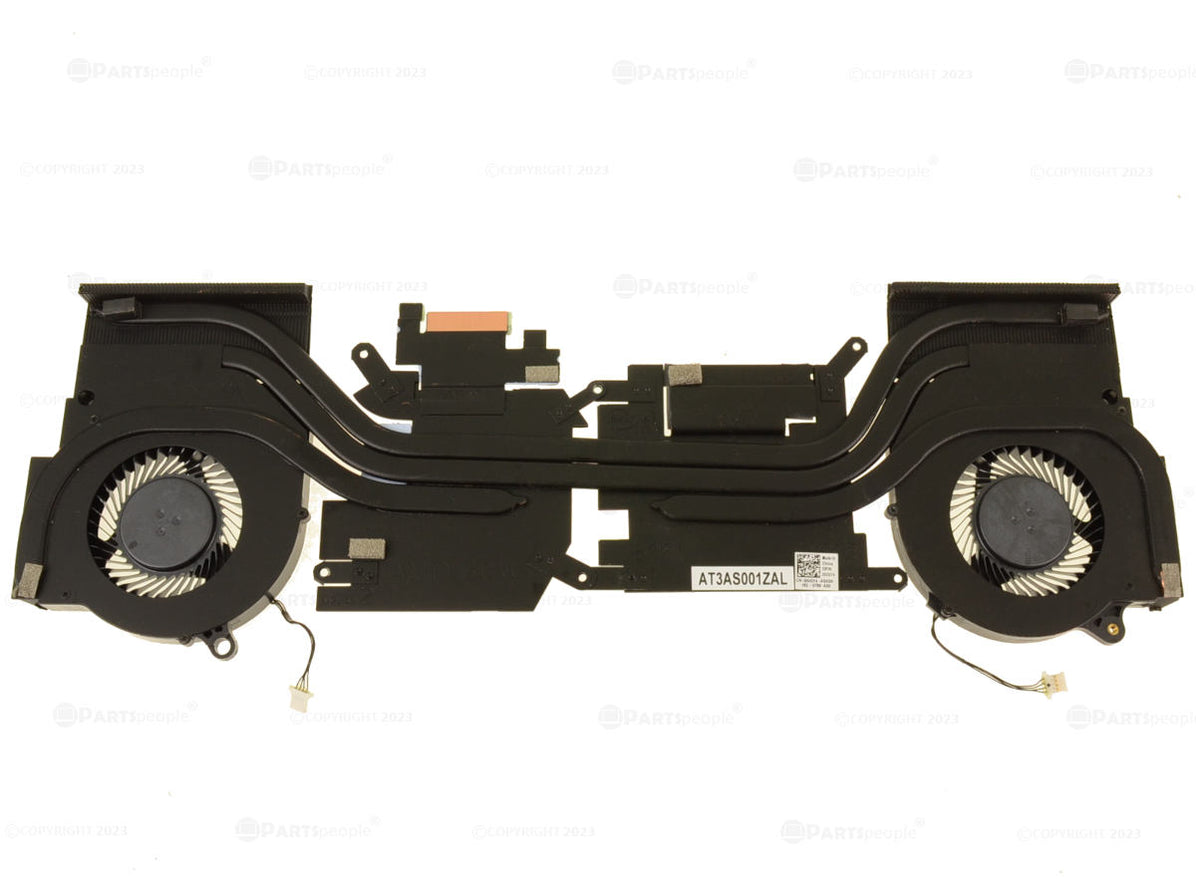 New OEM Alienware m15 Ryzen R5 CPU Graphics Cooling Heatsink Fan ...