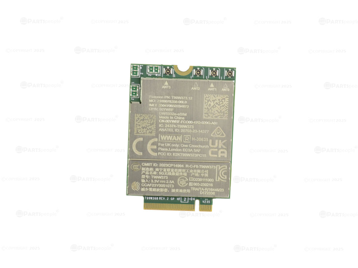 Used Dell OEM Wireless Qualcomm Snapdragon X62 Mobile Broadband 5G LTE ...