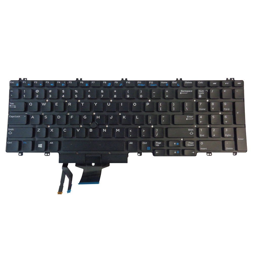 New Non-Backlit Keyboard for Dell Precision 7530 7540 7730 7740 Laptop ...