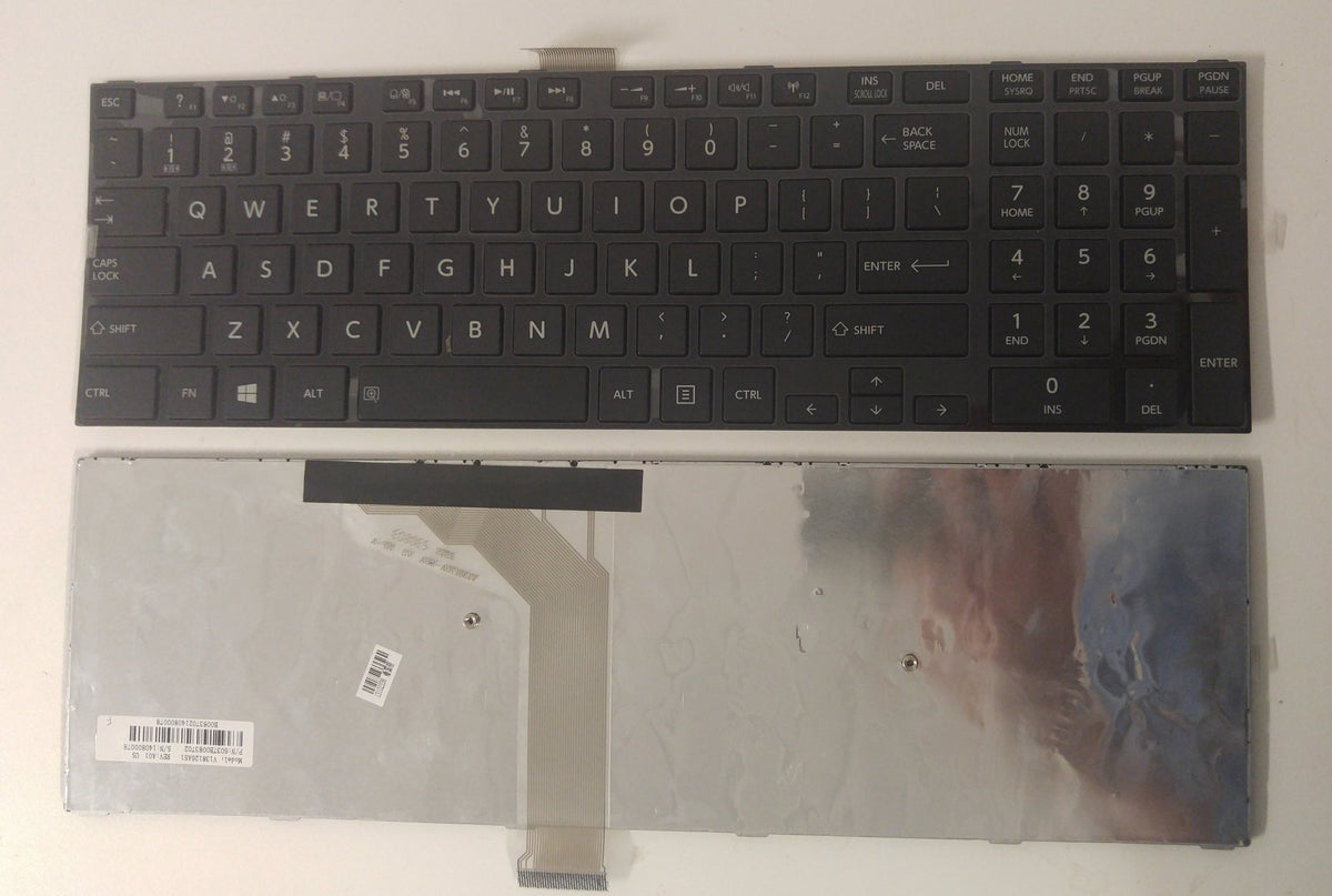 New Toshiba Satellite US English Keyboard Black Island Style A00023731 ...