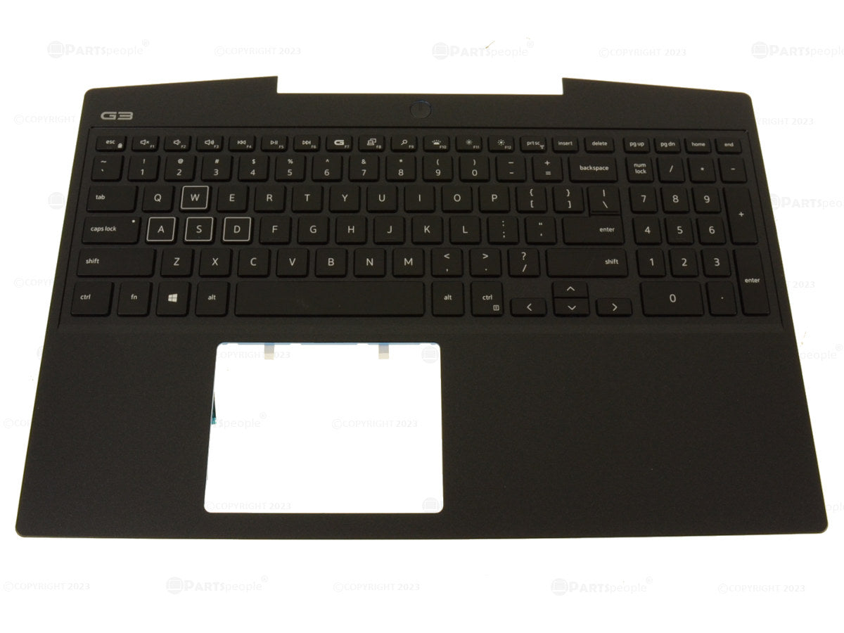 New Dell OEM G Series G3 3590 Palmrest Keyboard Assembly RGB Backlit ...