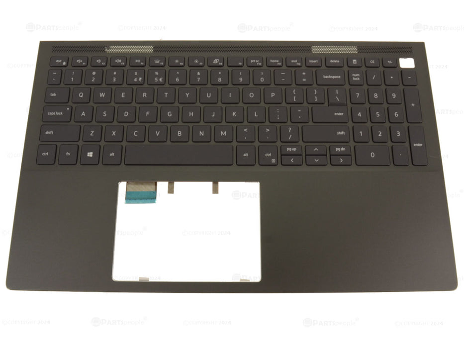 New New Dell OEM Vostro 7500 Inspiron 7500 Palmrest Backlit Keyboard A ...