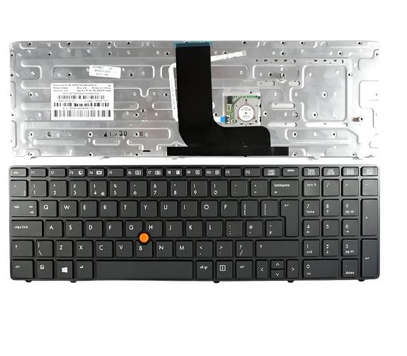 New HP Elitebook 8560W 8570W Black Dark Grey US English Keyboard with ...