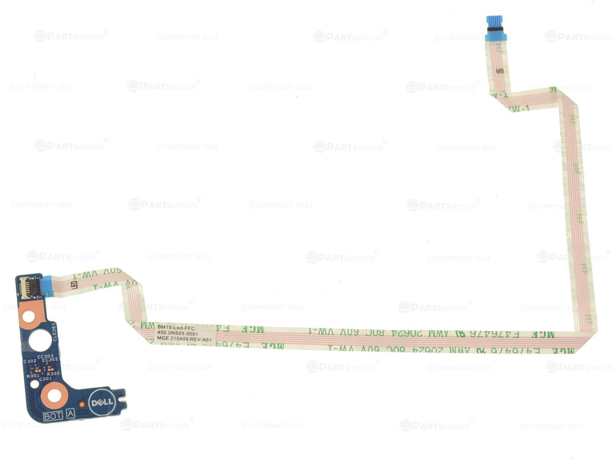 Dell OEM Latitude 5521 / Precision 3561 Laptop Status Indicator LED Ci ...