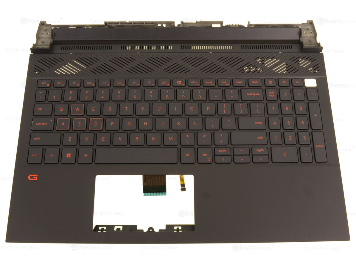 New Dell OEM G Series G15 5520 5521 5525 Palmrest Backlit Keyboard ...