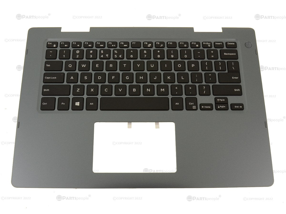New US INTL Dell OEM Inspiron 5481 2-in-1 Keyboard Palmrest Assembly N ...