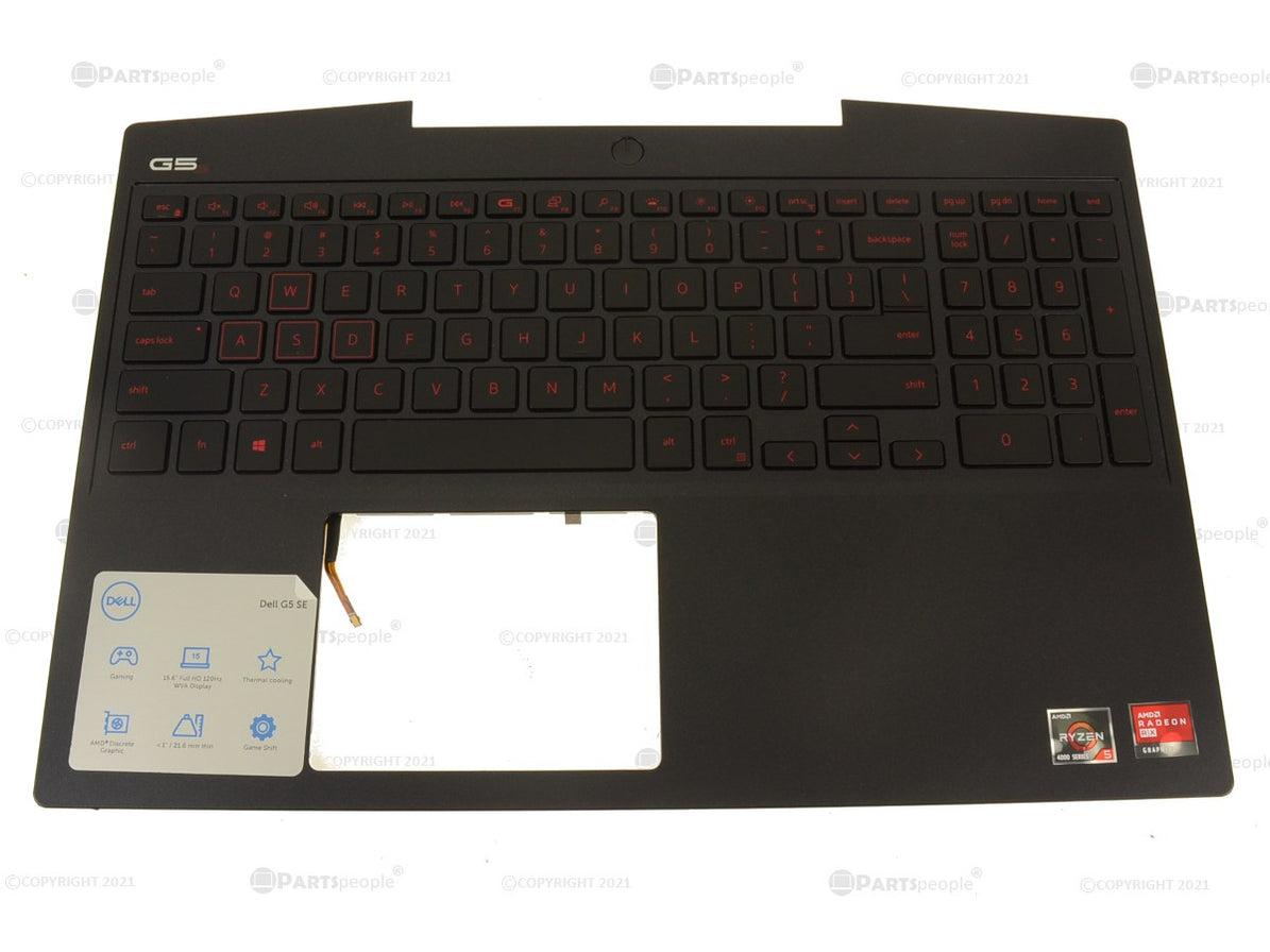 New Dell OEM G Series G5 SE 5505 Palmrest Backlit Keyboard Assembly 3 ...