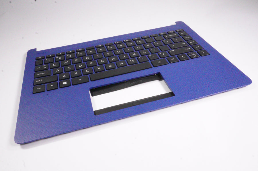 New M03797-001 Hp Laptop TOP COVER INDIGO BLUE WITH KEYBOARD JET BLACK ...