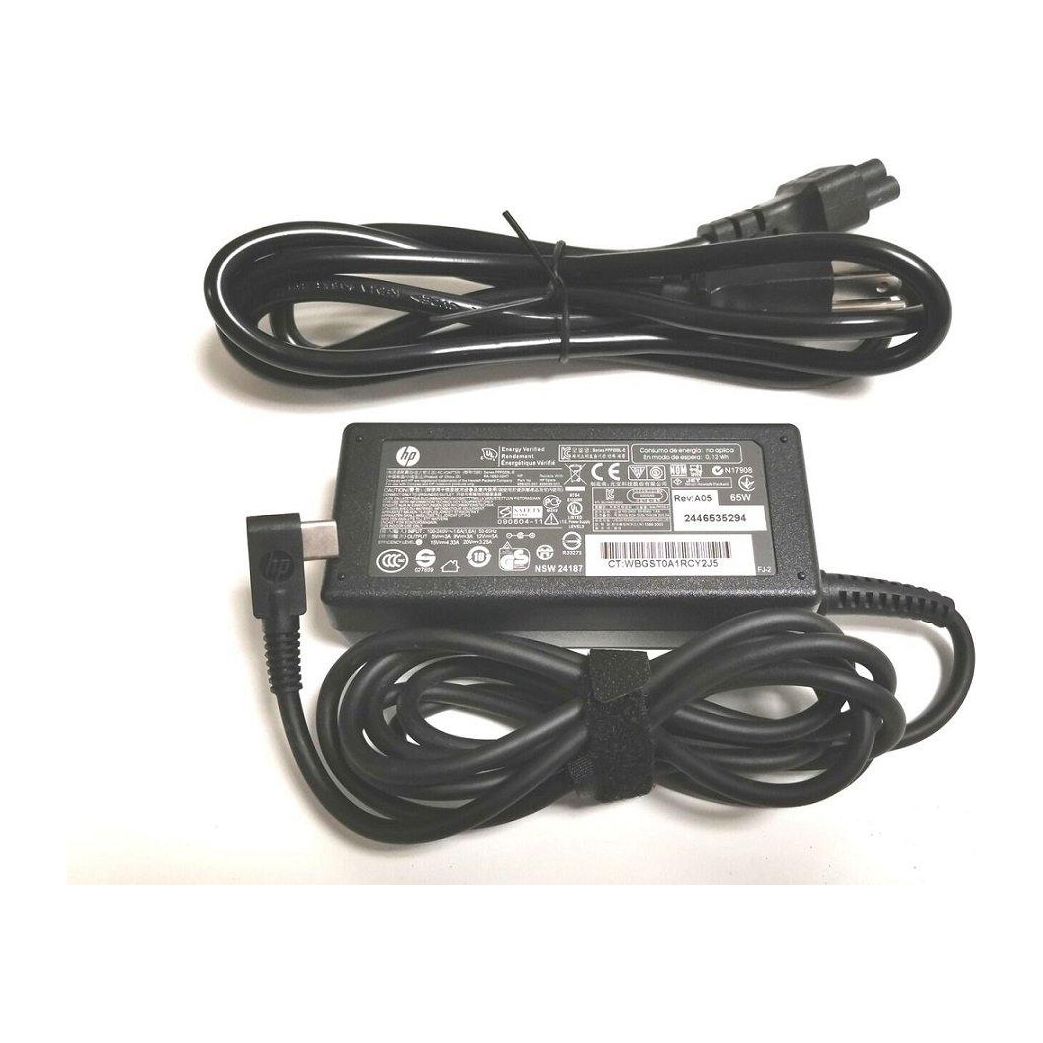 Genuine OEM HP 65W USB-C AC Adapter 925740-004 Pro X2 612 G2 Elite X2 ...