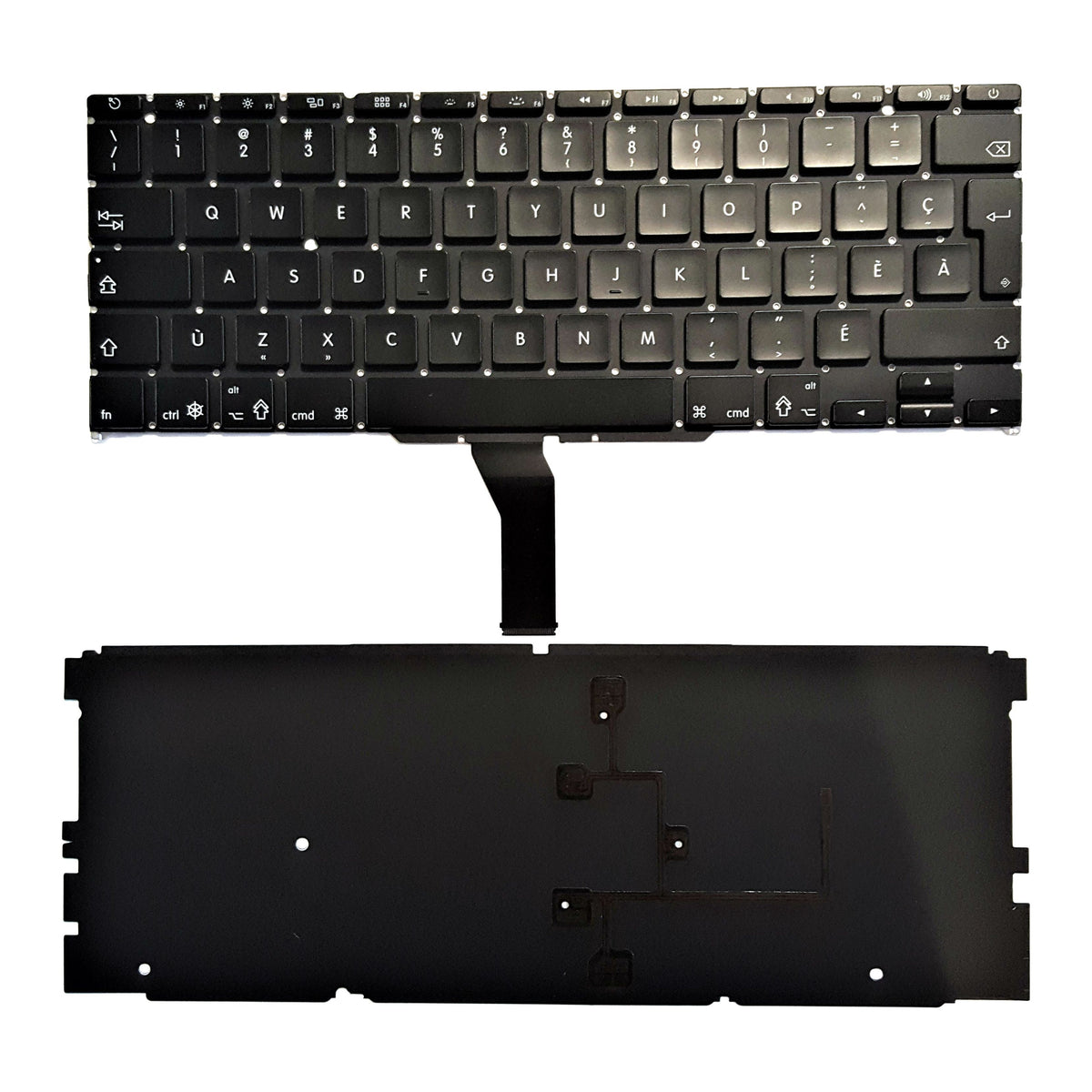 New Apple MacBook Air 11 A1370 French Canadian Keyboard With Backlit ...
