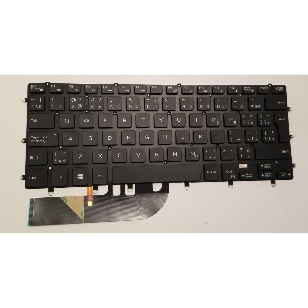 Dell XPS 15-9550 Canadian Bilingual Backlit Keyboard 0F6N3V F6N3V DLM1 ...