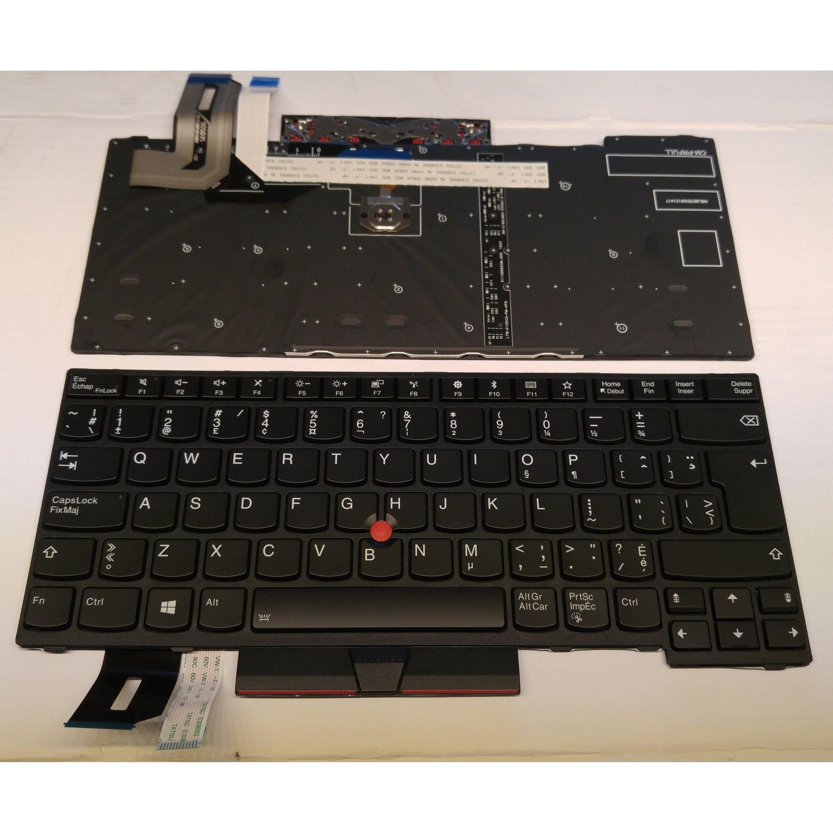 New Lenovo Thinkpad E480 E485 E490 E495 L380 Keyboard Backlit CA ...