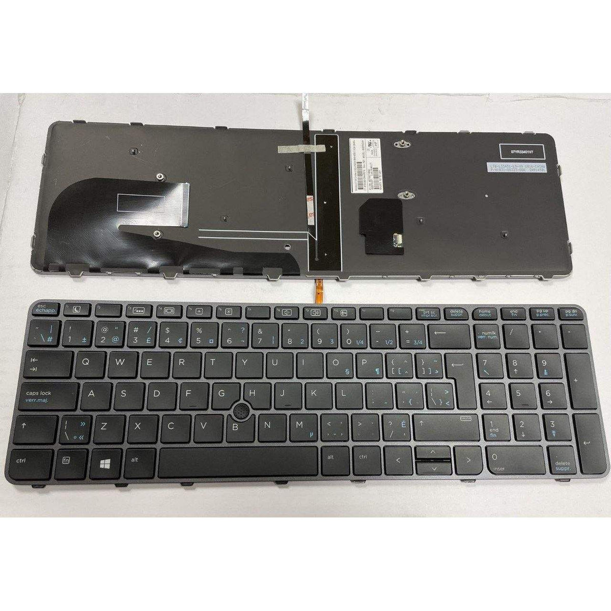 New HP EliteBook 755 G3 850 G3 850 G4 ZBook 15u G3 G4 Keyboard Canadian ...