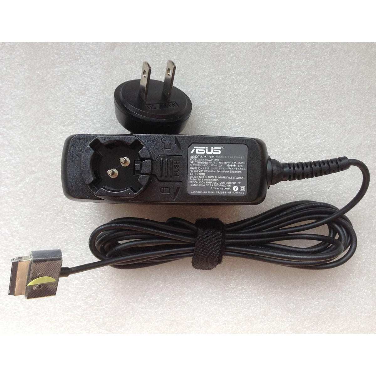 New Genuine ASUS AC Transformer Pad Charger TF101 TF101G ADP-18AW 18W ...