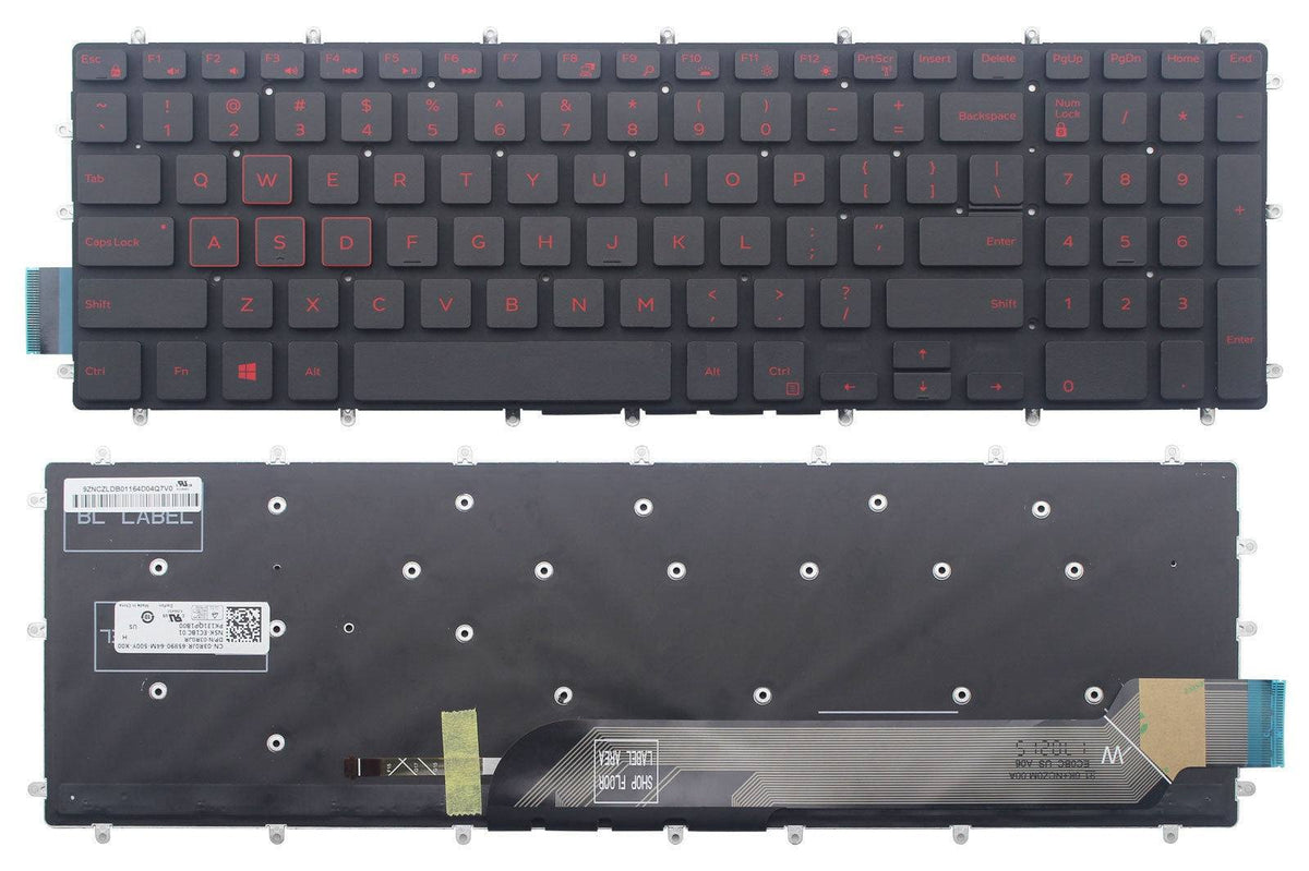 New Dell Inspiron 15 5565 5567 5765 5767 7566 7567 7577 Gaming Red ...