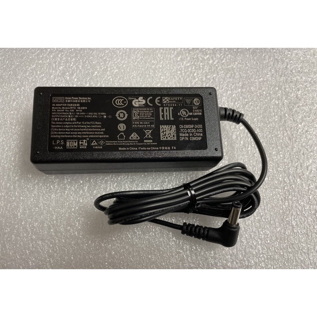 New Asian Power Devices Dell Wyse 5010 5020 7010 7020 65W AC Adapter N ...