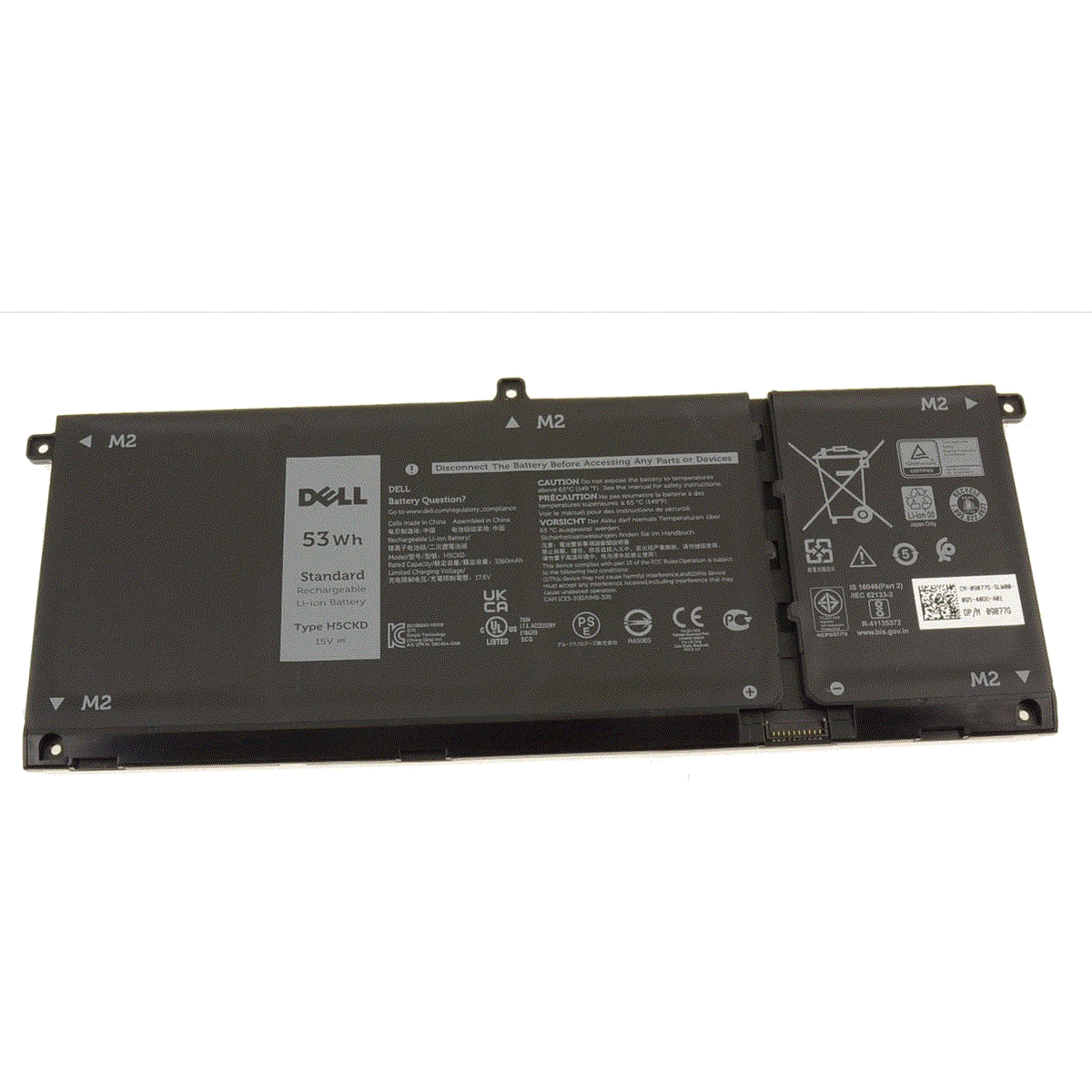 TXD03 Genuine Dell Latitude 3410 3510 H5CKD Battery 53Wh
