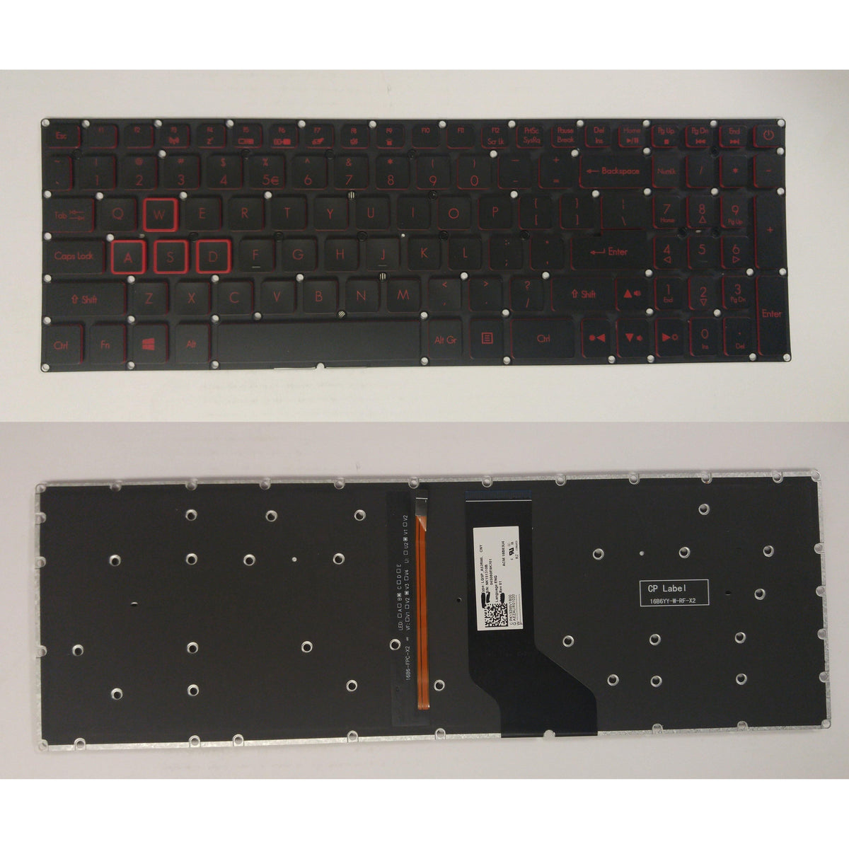 New Acer Aspire VX15 VX5-591 VX5-591G VX5-793 Keyboard US Black Red ...