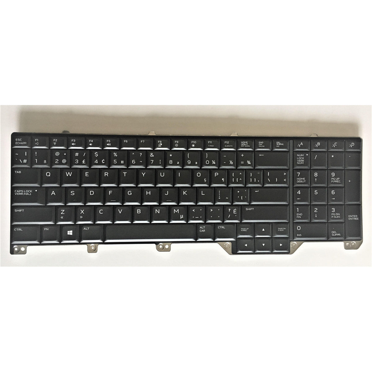New Dell Alienware 17 R5 Bilingual Canadian CA RBG Backlit Keyboard ...