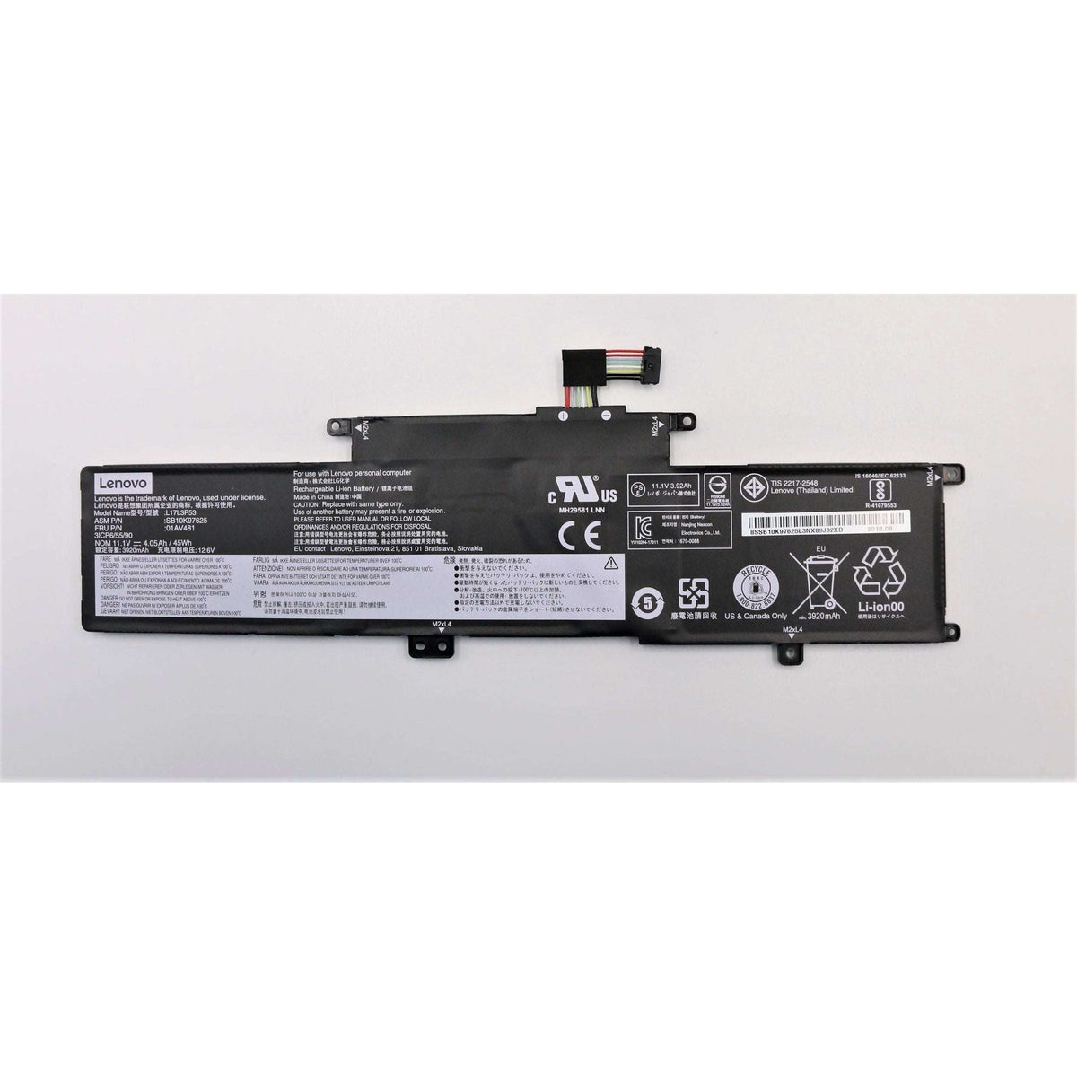 Lenovo Thinkpad Yoga L380 L390 New Genuine Battery 45WH — LaptopParts.ca