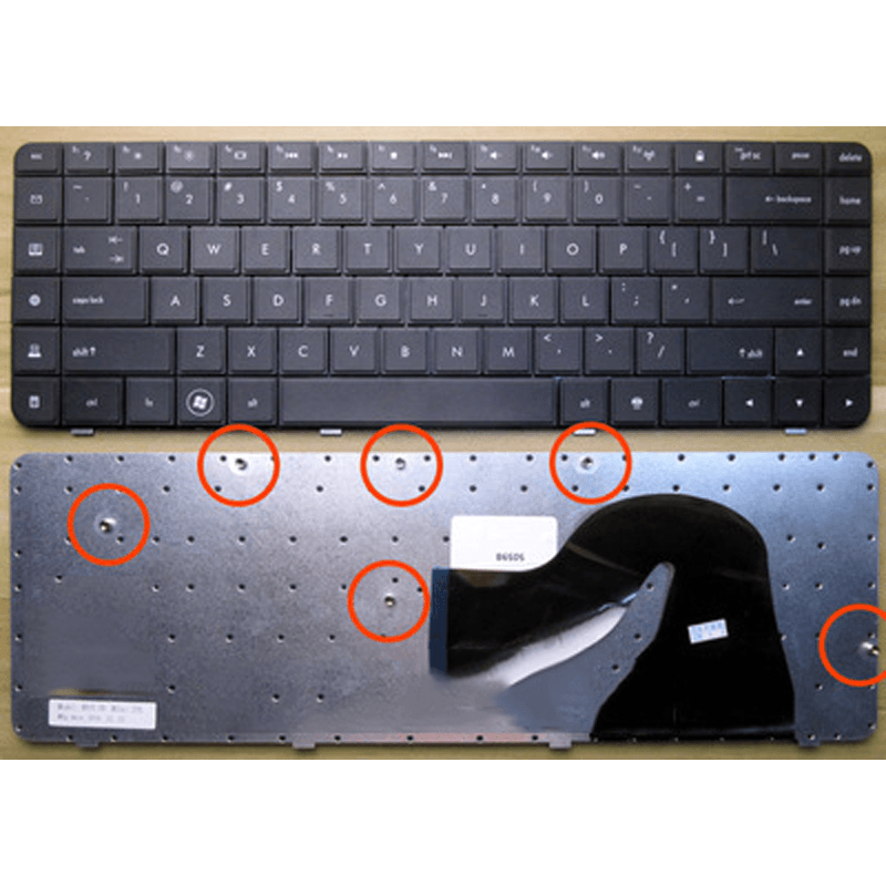 HP G56 G62 Black English Laptop Keyboard 595199-001 — LaptopParts.ca